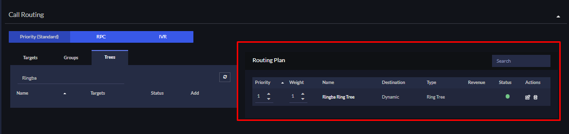 Create a Ring Tree Target to Ping an RTB Campaign – Ringba